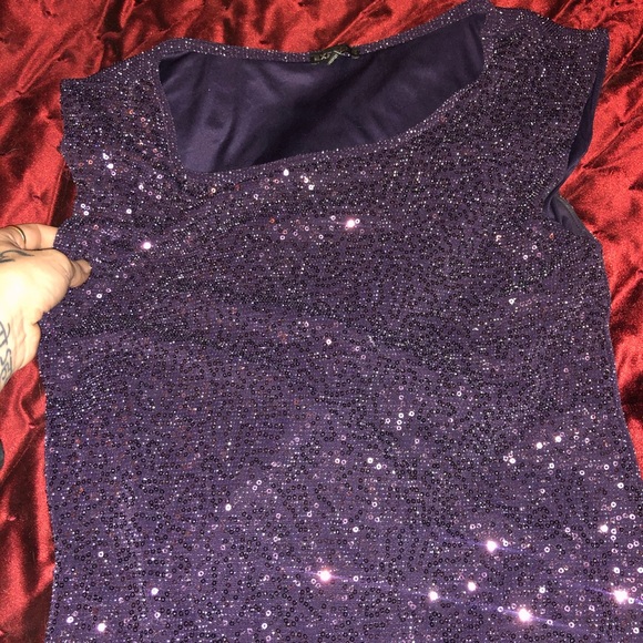 Dresses | Beautiful Sequin Sparkly Purple Dress | Poshmark